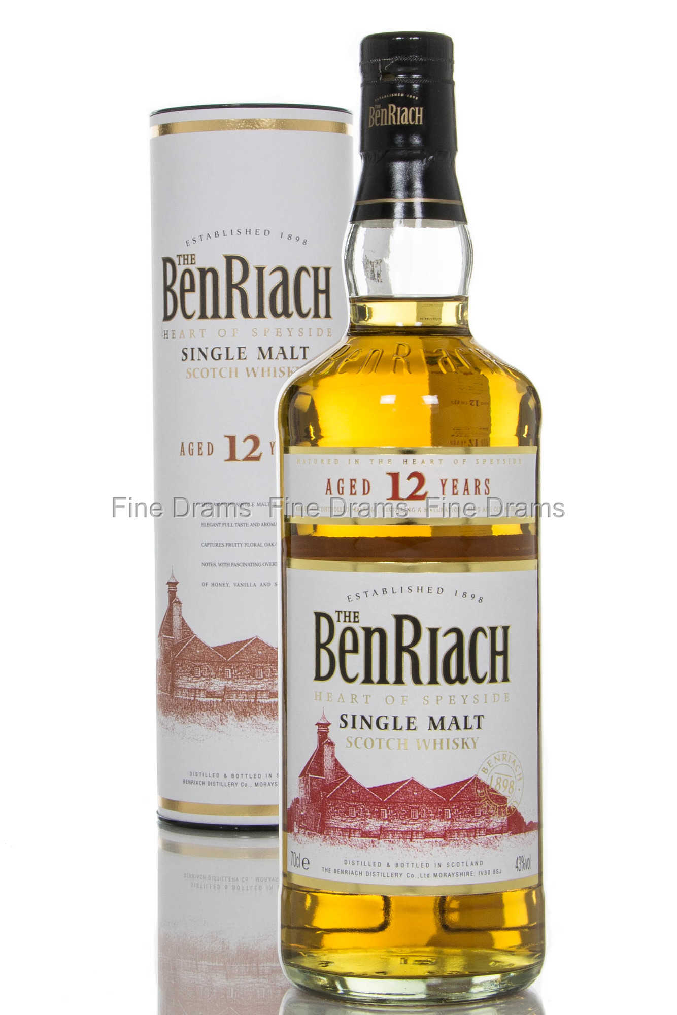 BenRiach 12 Year Old Scotch Single Malt Whisky