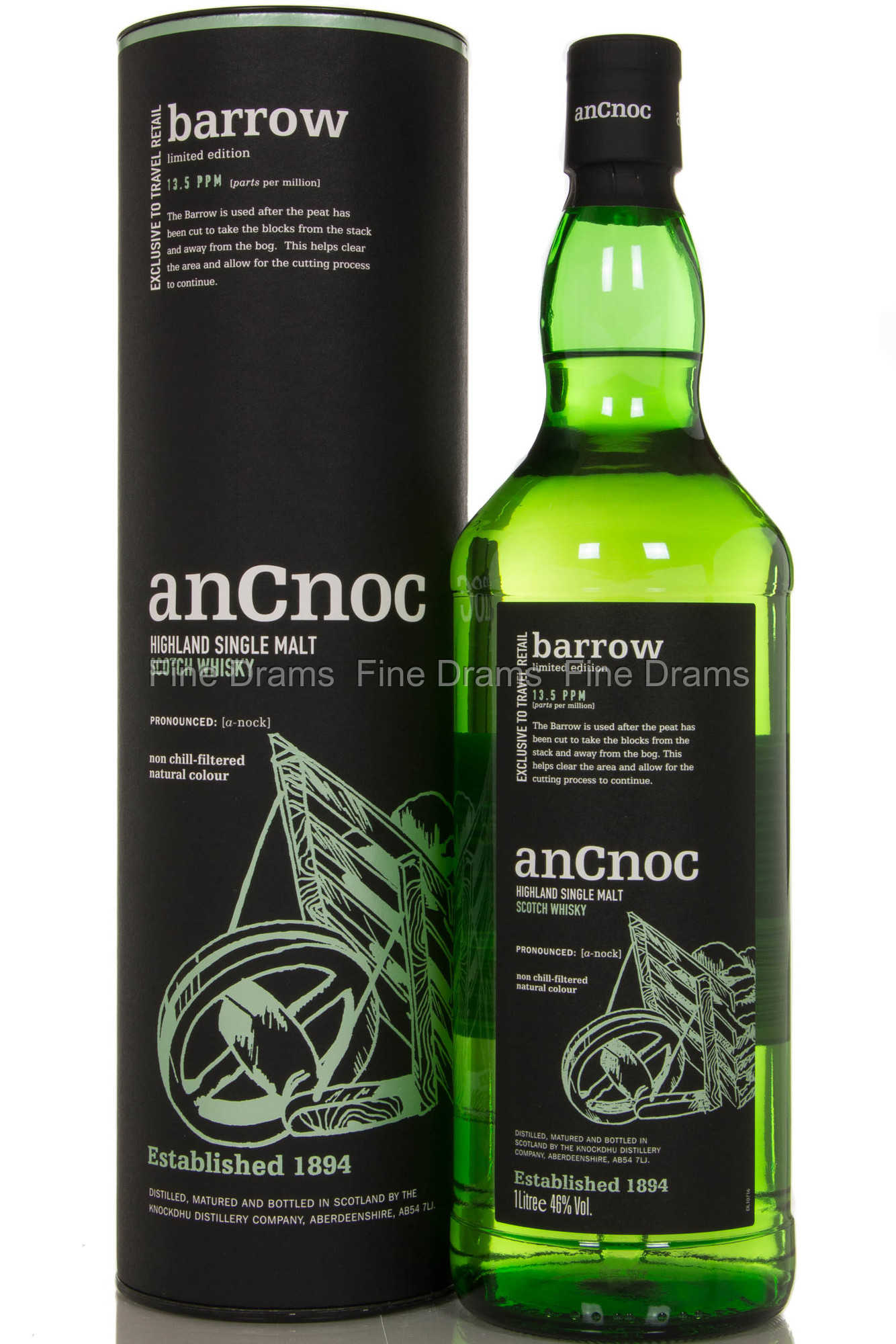 AnCnoc Barrow - Peated Scotch Single Malt Whisky