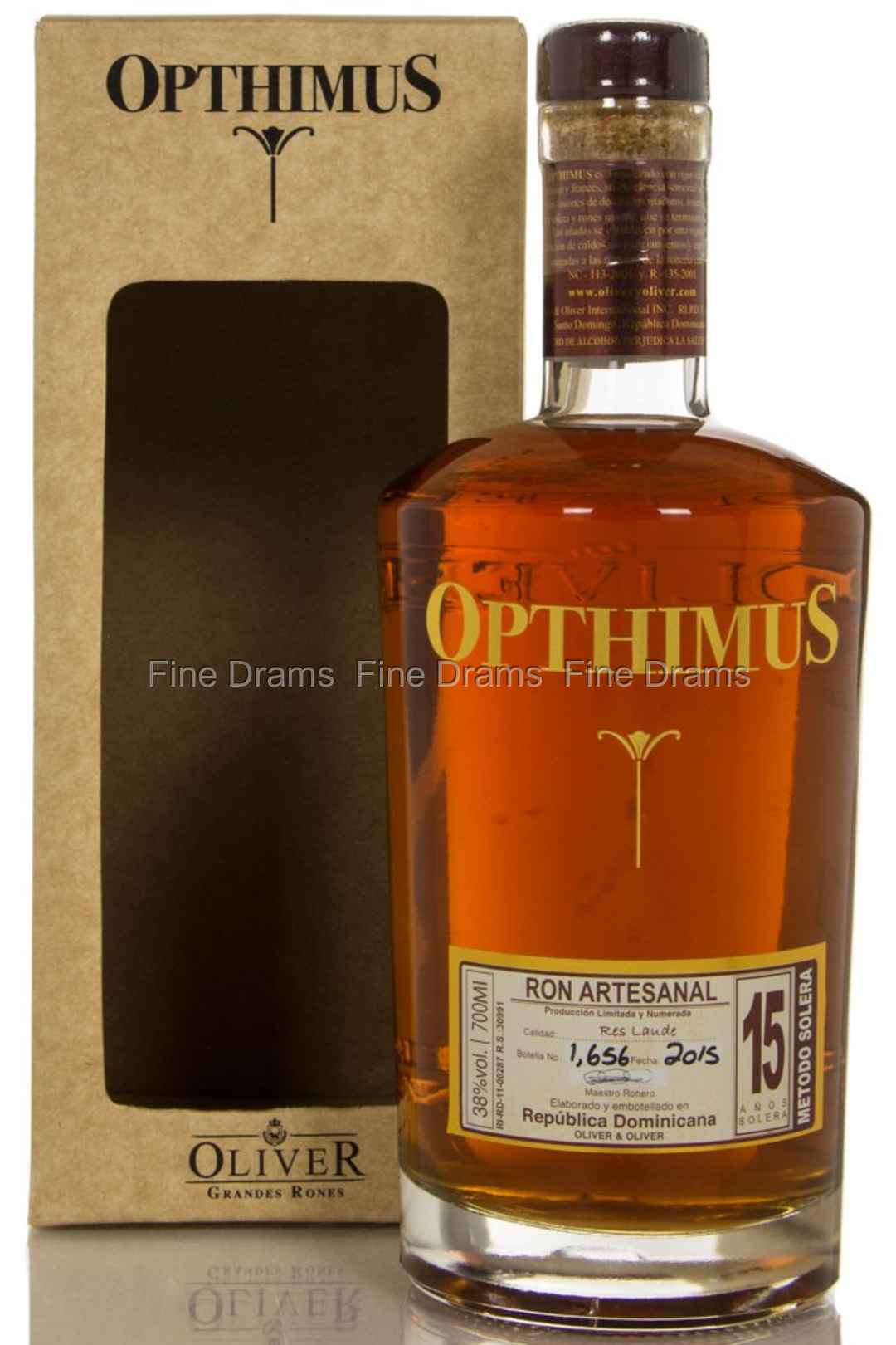 Opthimus 15 Year Old Solera Rum