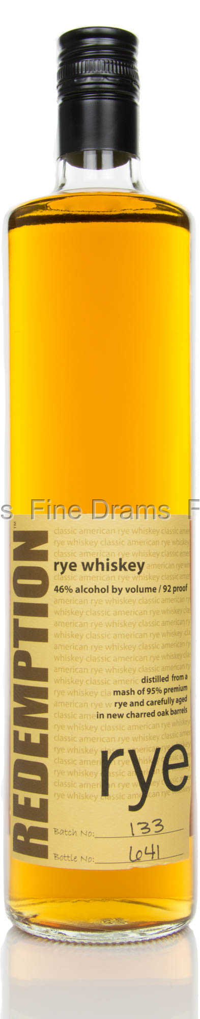 Redemption Rye Whiskey