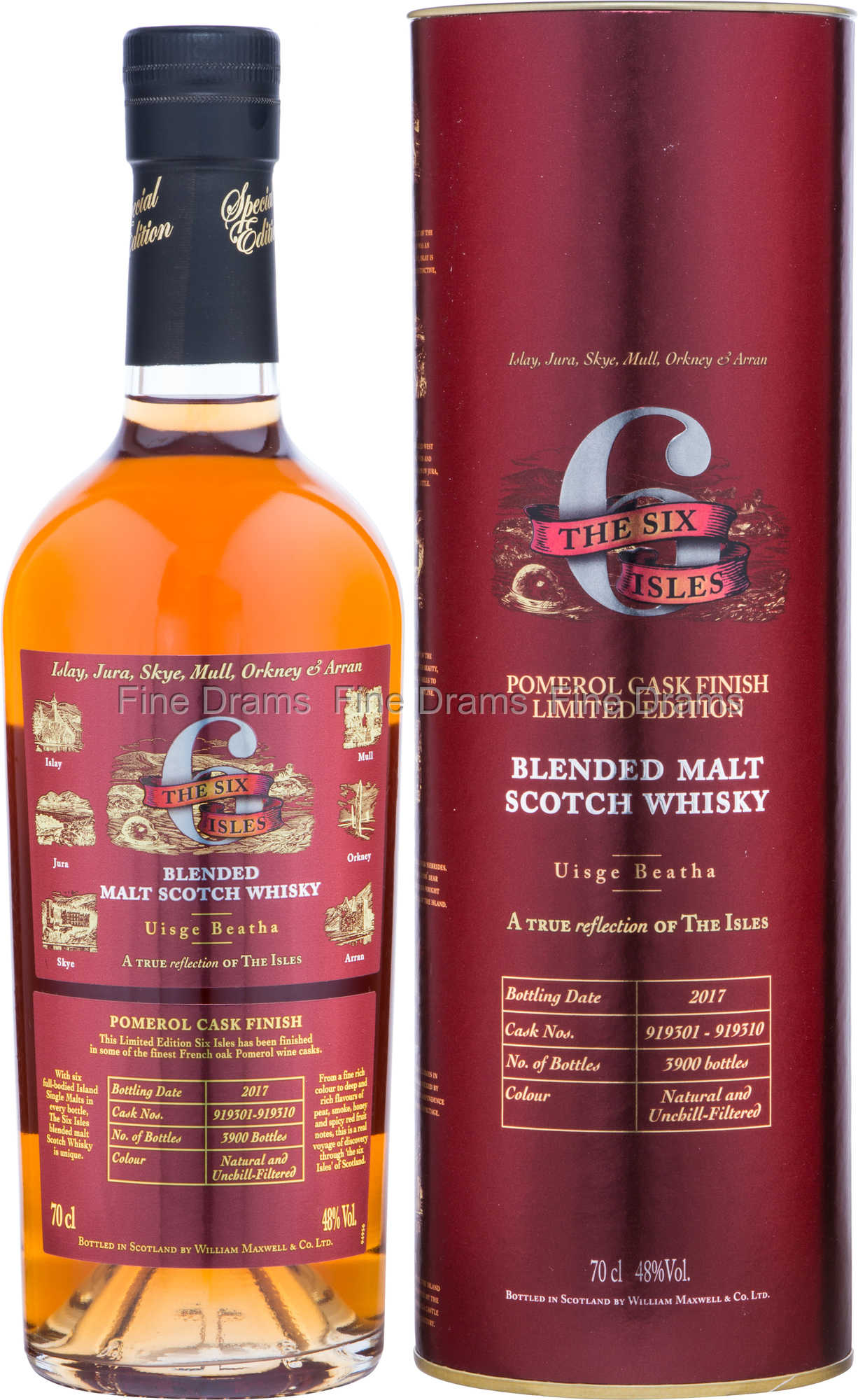 The Six Isles Pomerol Cask Finish Whisky
