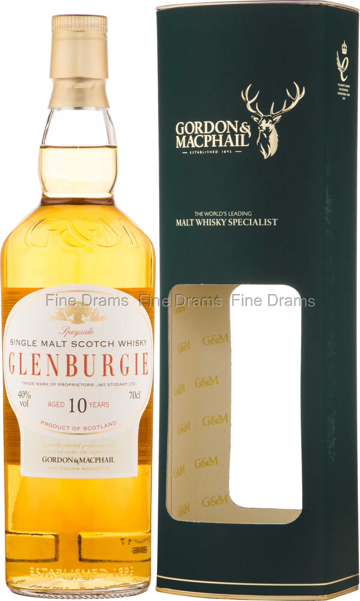 Glenburgie 10 Year Old - Gordon & MacPhail (Distillery Labels)