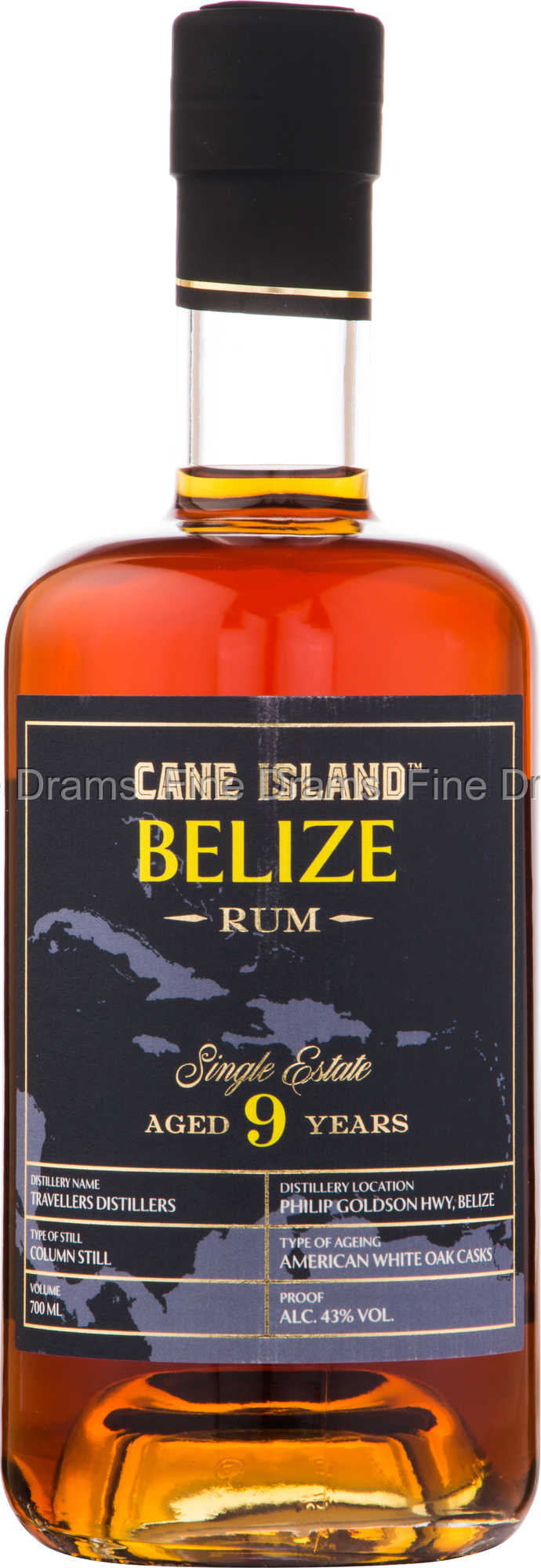 Cane Island 9 Year Old Belize Single Estate Rum