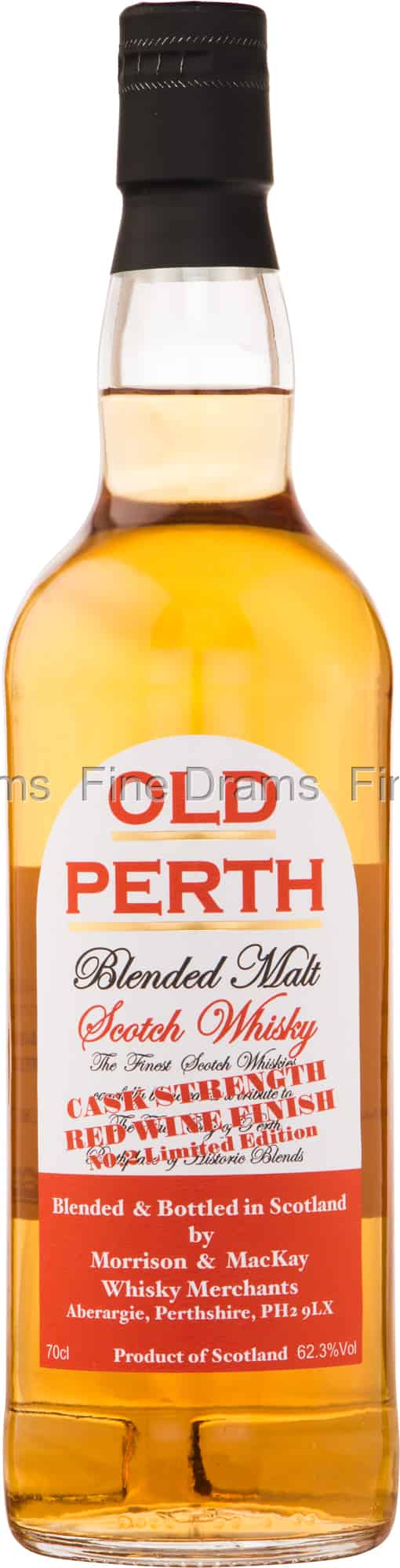 Old Perth Blended Malt Whisky Cask Strength Red Wine Finish No. 2 ...