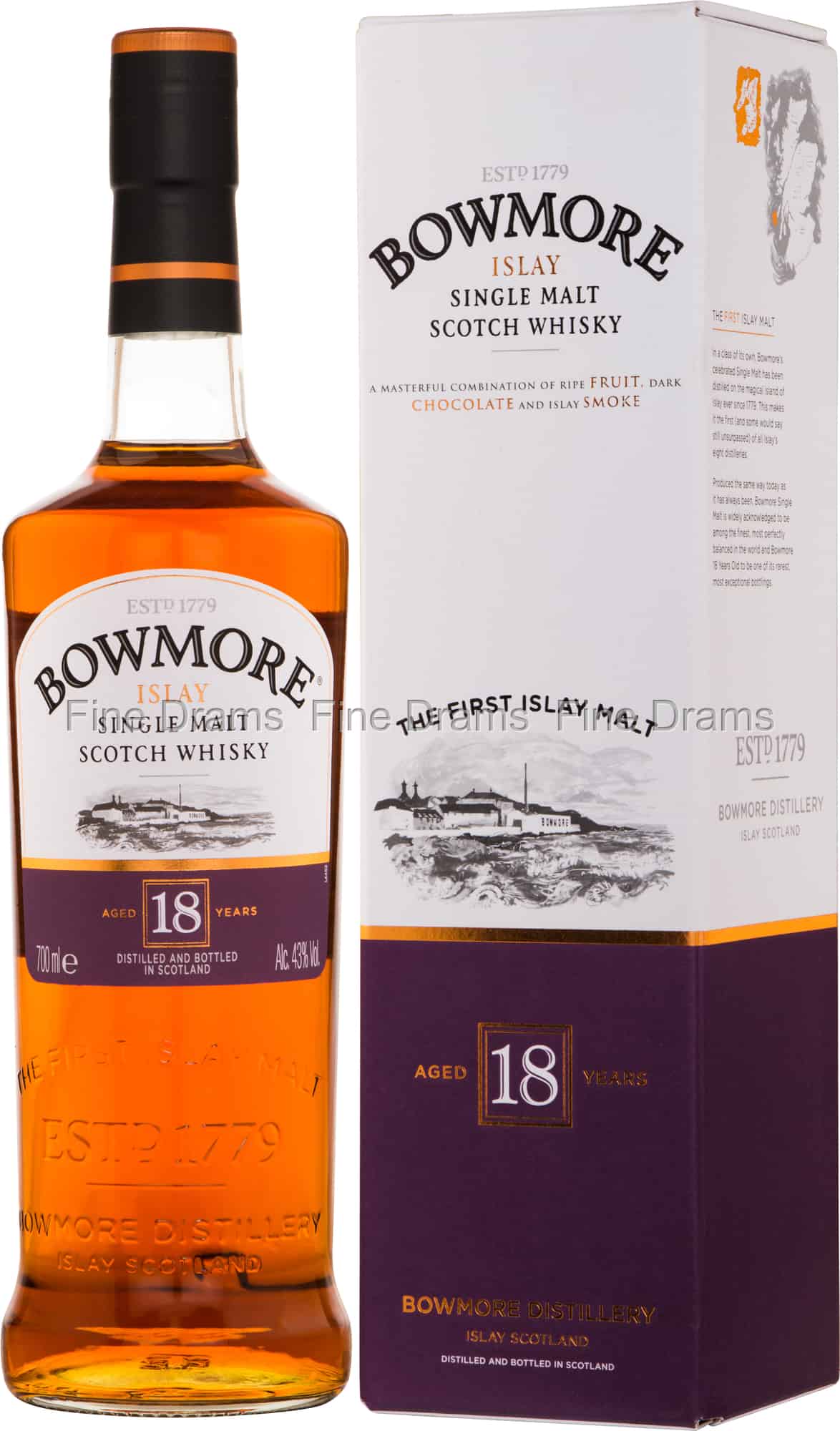 Bowmore 18 Year Old Scotch Single Malt Whisky
