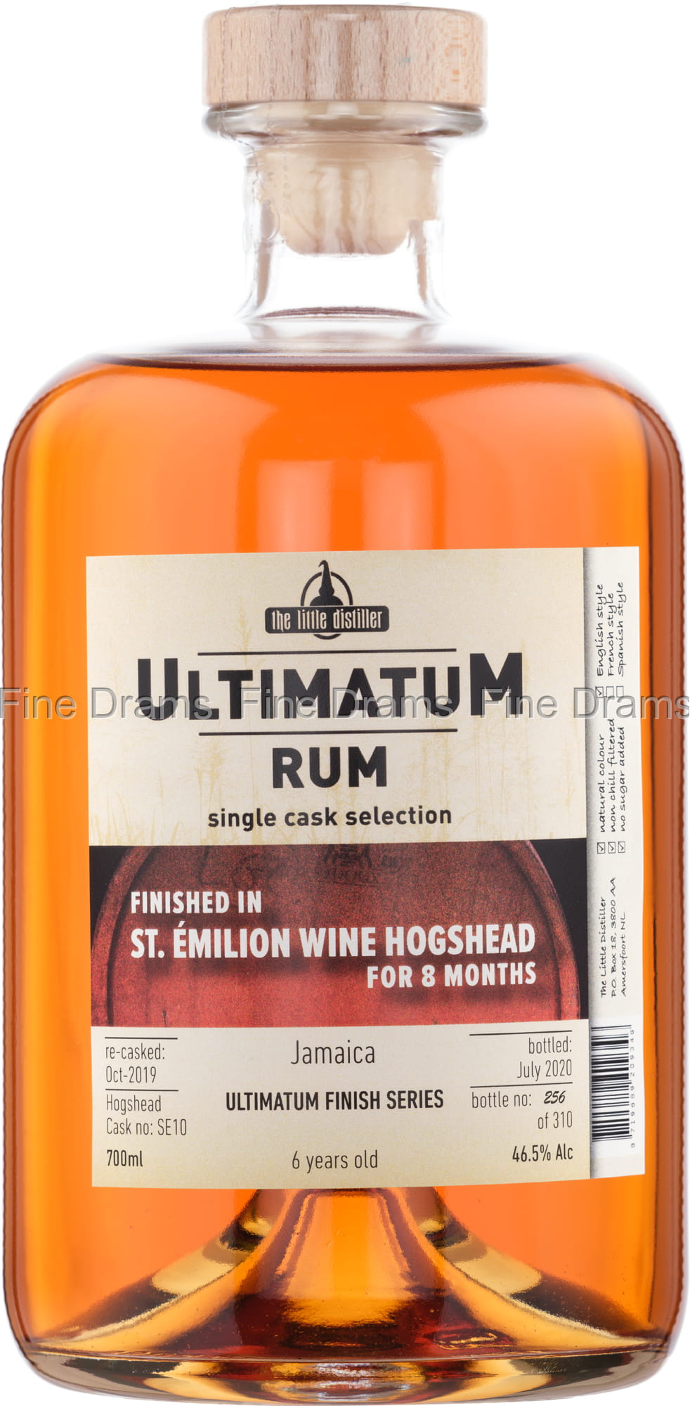 Ultimatum Jamaica 6 Year Old Rum - Finished in St. Émilion Wine Hogshead