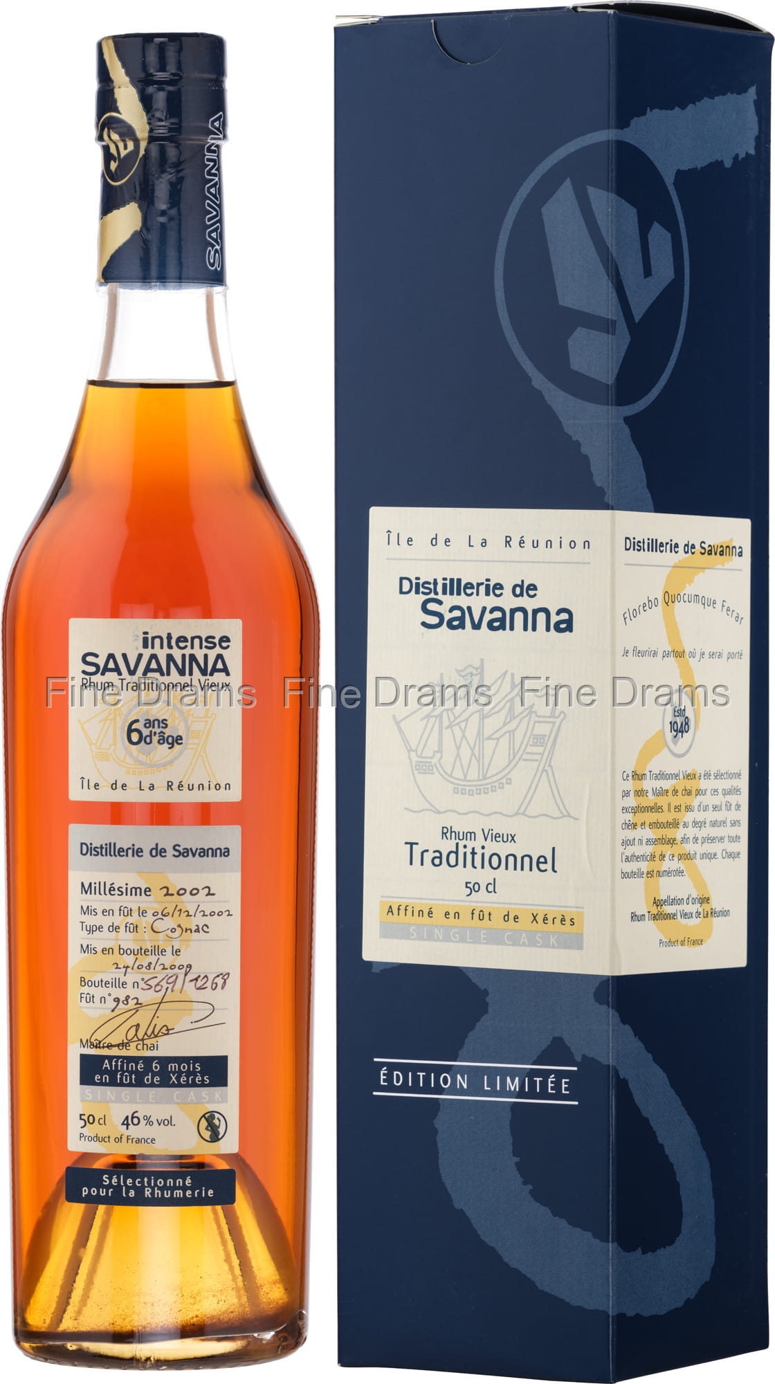 Savanna 6 Year Old 2002 Xérès (Sherry) Cask Finish Rum