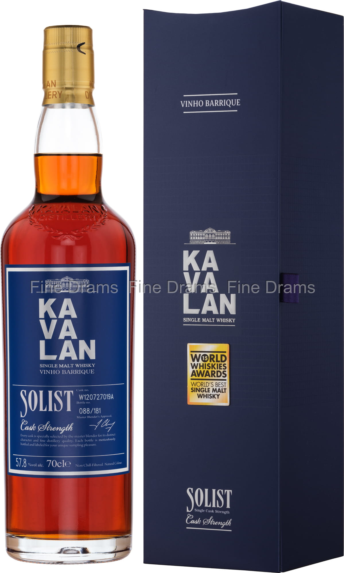 Kavalan Solist Vinho Barrique 2012 (Cask #W120727019A)