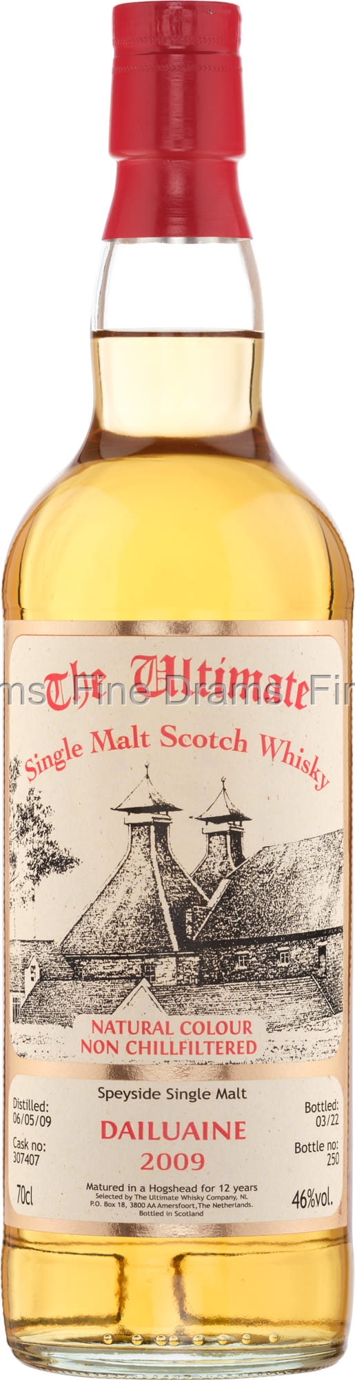 Dailuaine 12 Year Old 2009 (Cask #307407) - The Ultimate Whisky Company