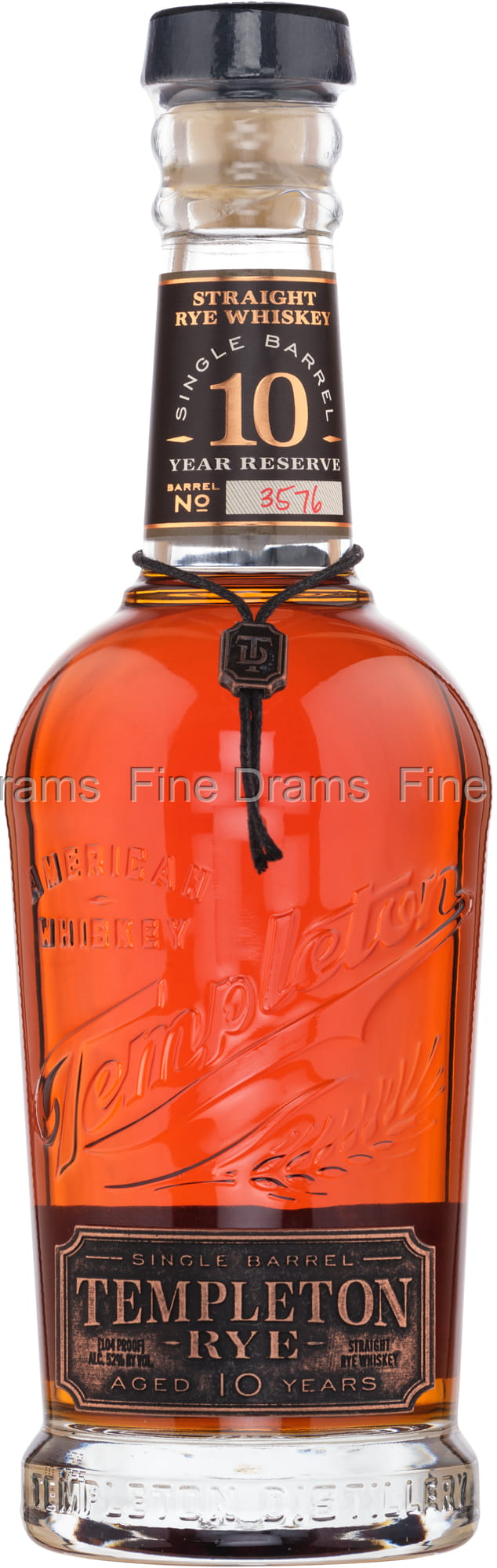 Templeton Rye 10 Year Old Single Barrel