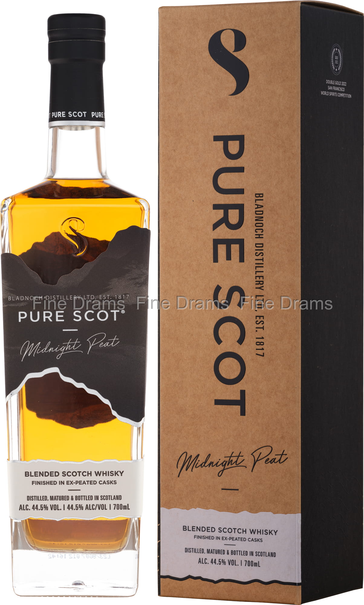 Bladnoch Pure Scot Midnight Peat Whisky