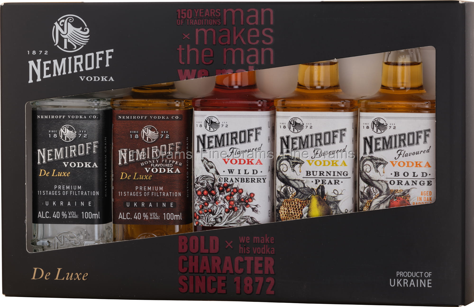 Nemiroff Vodka Gift Pack - 5 x 10 cl